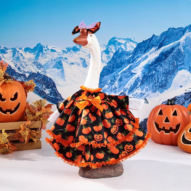 Fall Porch Goose Outfits Cute Fall Halloween Holiday Porch Goose ...