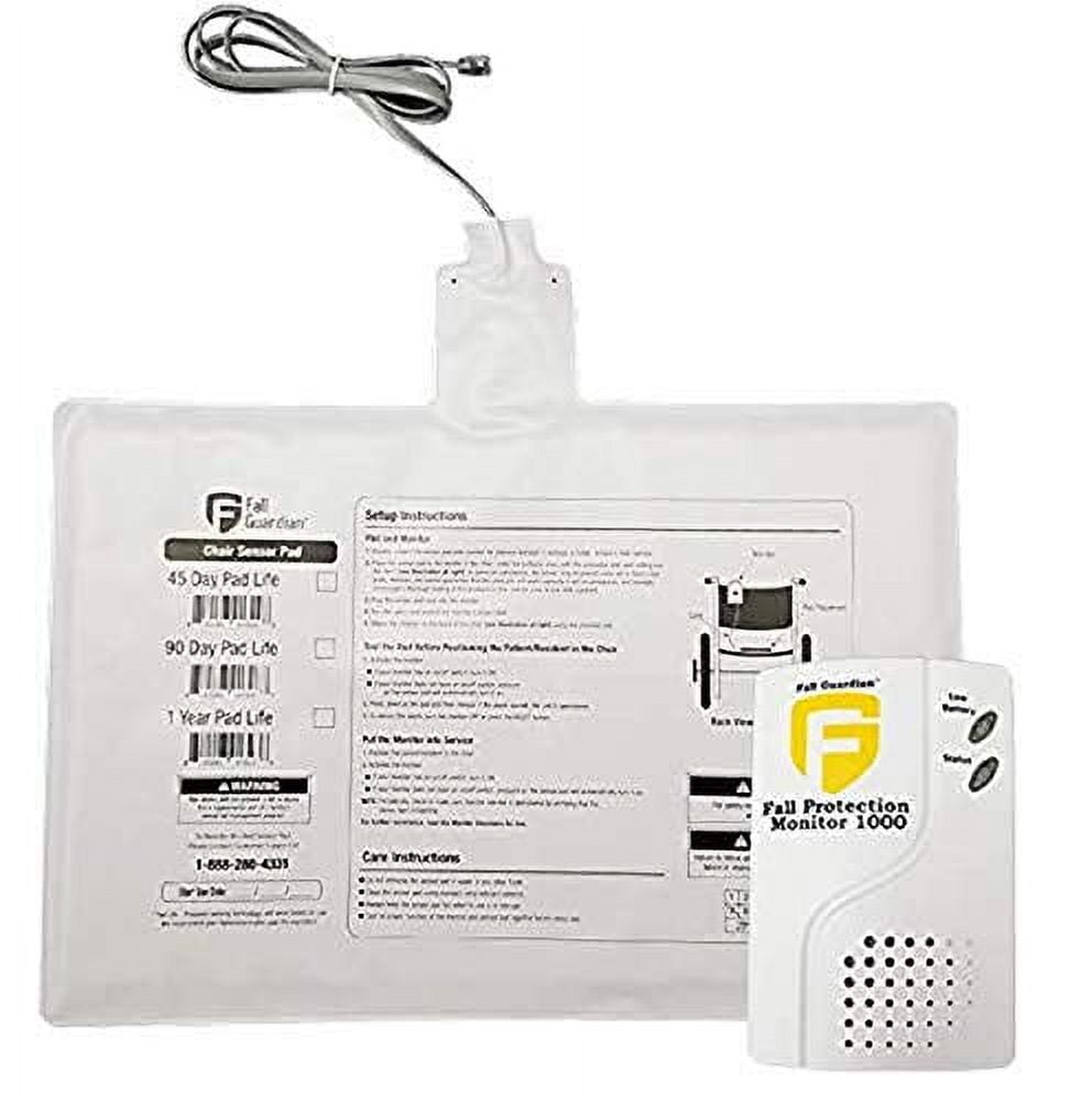 Fall Protection Monitor 1000 and 45 Day Chair Sensor Pad, White ...