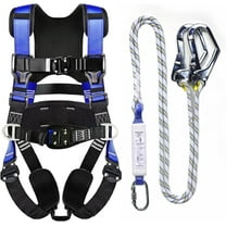 AFP Universal Full-Body Fall Protection Safety Harness with Dorsal D ...