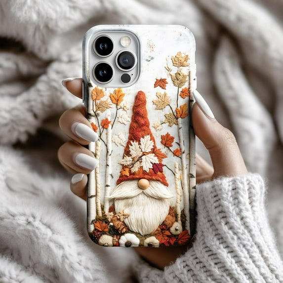Fall Pumpkin Autumn Gnome in Forest Art Mag-Compatible Case 11 12 13 14 ...