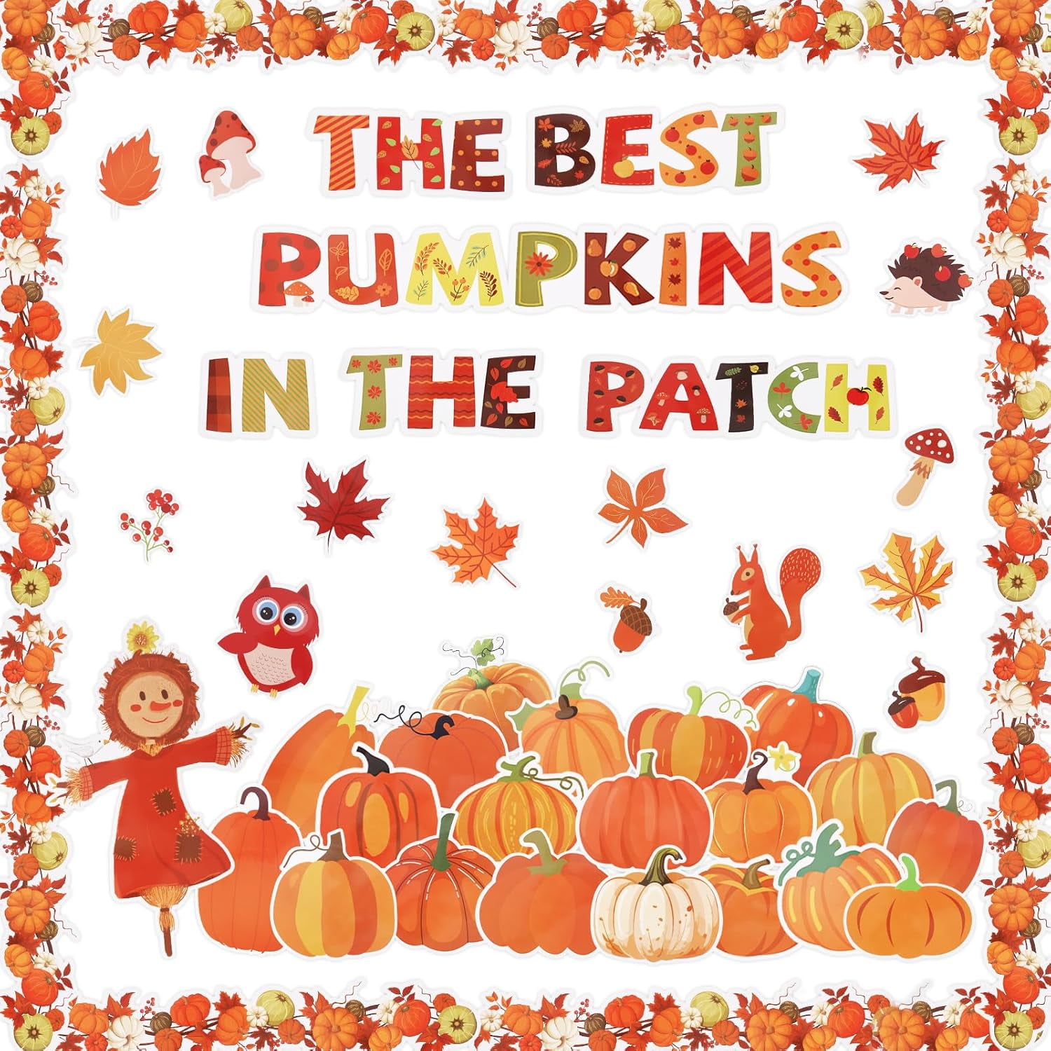 Fall Pumpkin Patch Bulletin Board Decoration - Back to School Decor ...