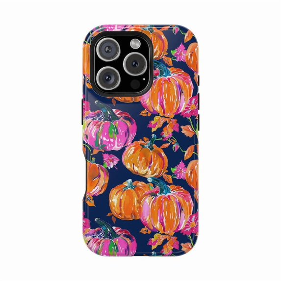 Fall Pumpkin Phone Case, Colorful Autumn Season Gift iPhone 11–17 ...