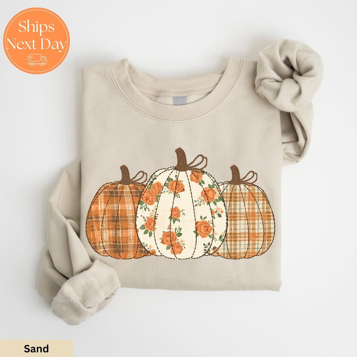 Fall Pumpkin Sweatshirt | Thanksgiving Crewneck | Autumn Fall ...