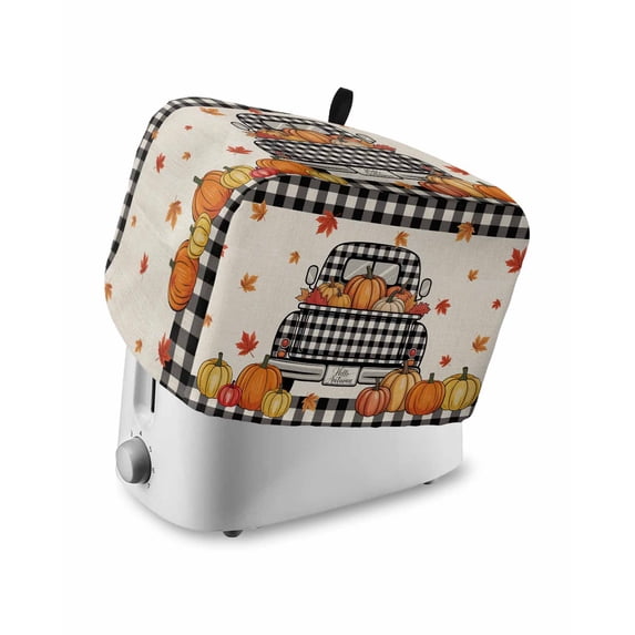 Fall Pumpkin Toaster Cover 4 Slice, Large Kitchen Appliance Covers ...