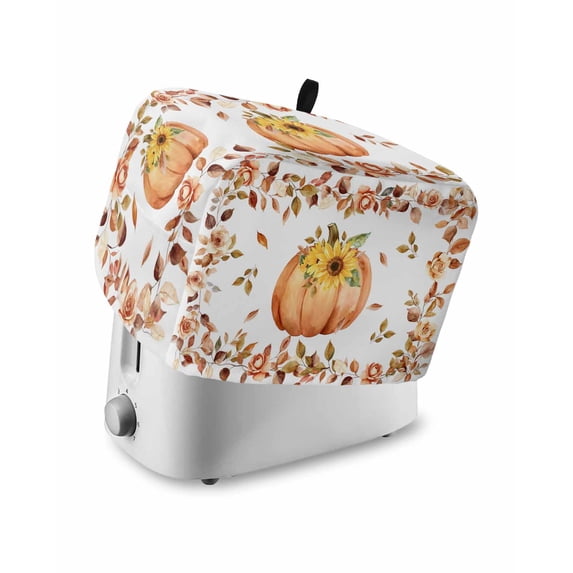 Fall Pumpkin Toaster Cover 4 Slice, Large Kitchen Appliance Covers ...