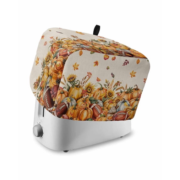 Fall Pumpkin Toaster Cover 4 Slice, Large Kitchen Appliance Covers ...