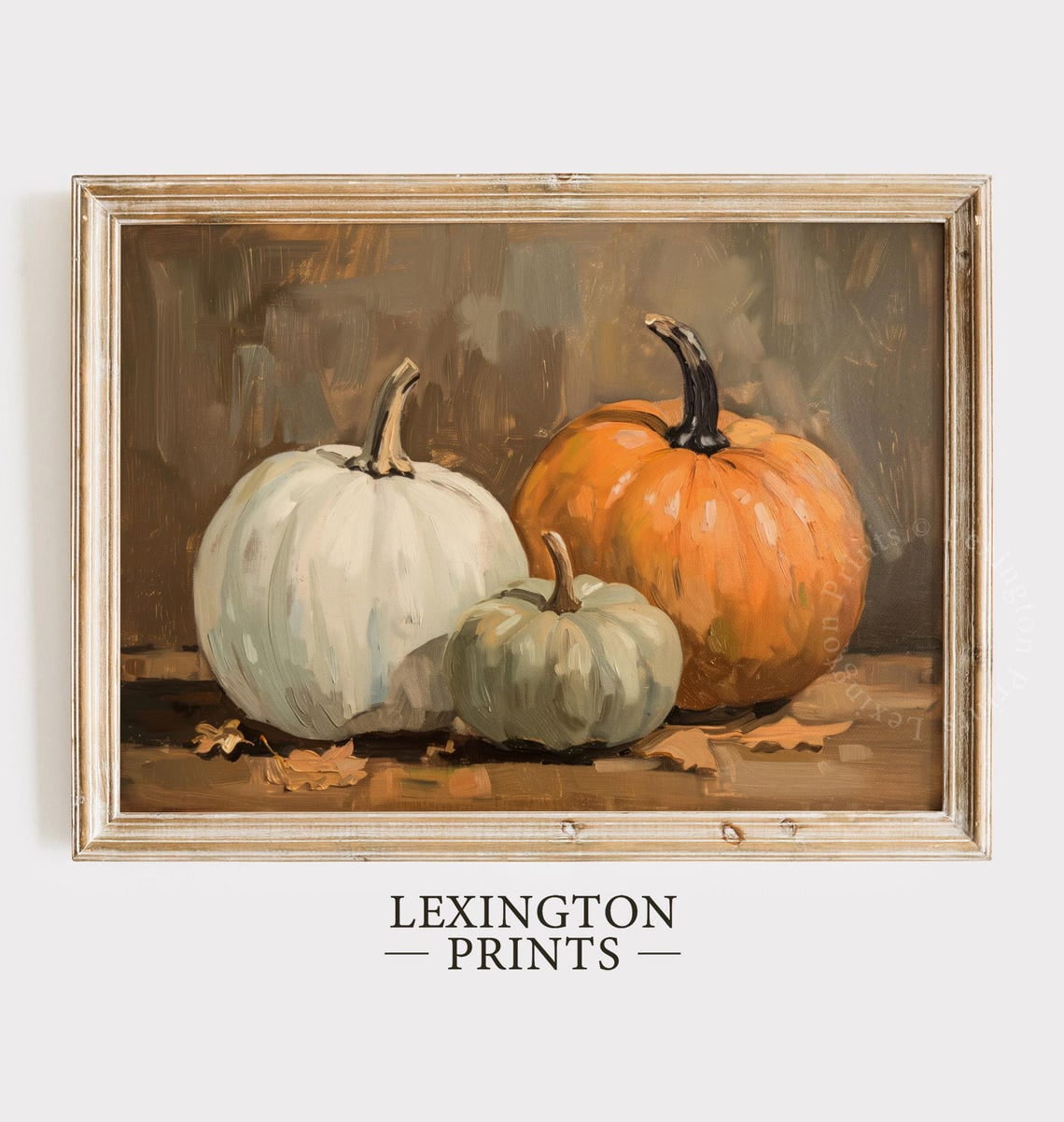 Fall Pumpkin Wall Art, Fall Decor Vintage Fall Print Rustic Fall ...