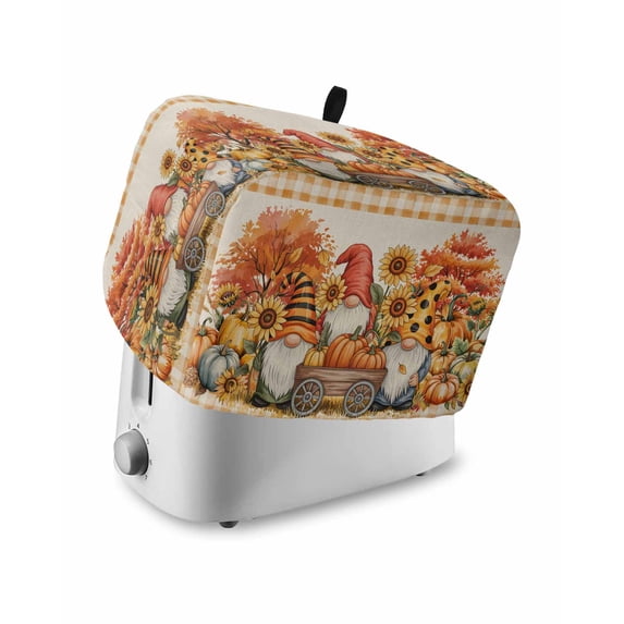 Fall Pumpkins Gnomes Small Toaster Cover 2 Slice, Kitchen Appliance ...