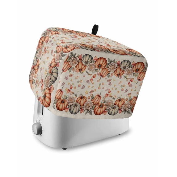 Fall Pumpkins Retro Toaster Cover 2 Slice, Small Kitchen Appliance ...