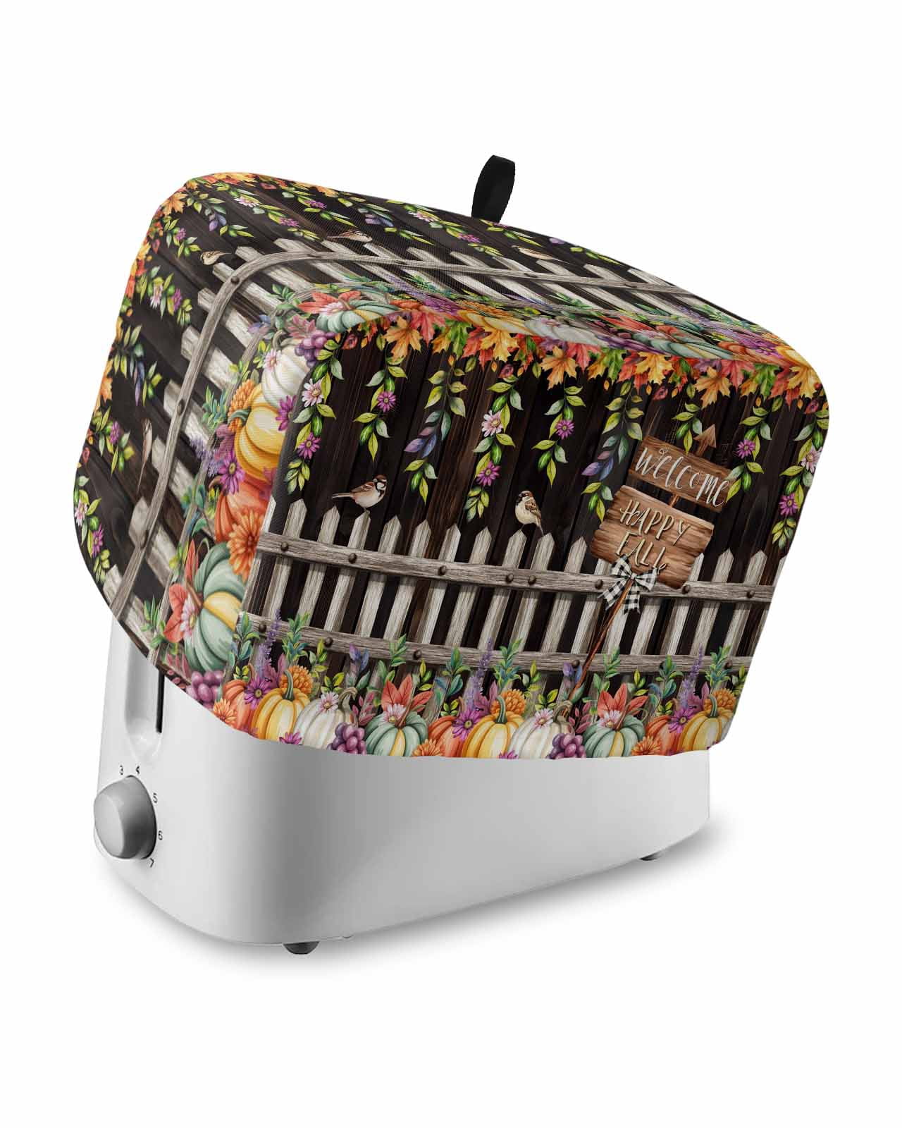 Fall Pumpkins Toaster Cover 4 Slice, Large Kitchen Appliance Covers ...