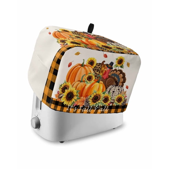 Fall Pumpkins Toaster Cover 4 Slice, Large Kitchen Appliance Covers ...