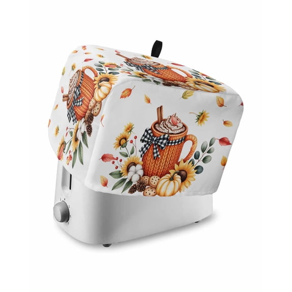 Fall Pumpkins Toaster Cover 4 Slice, Large Kitchen Appliance Covers ...