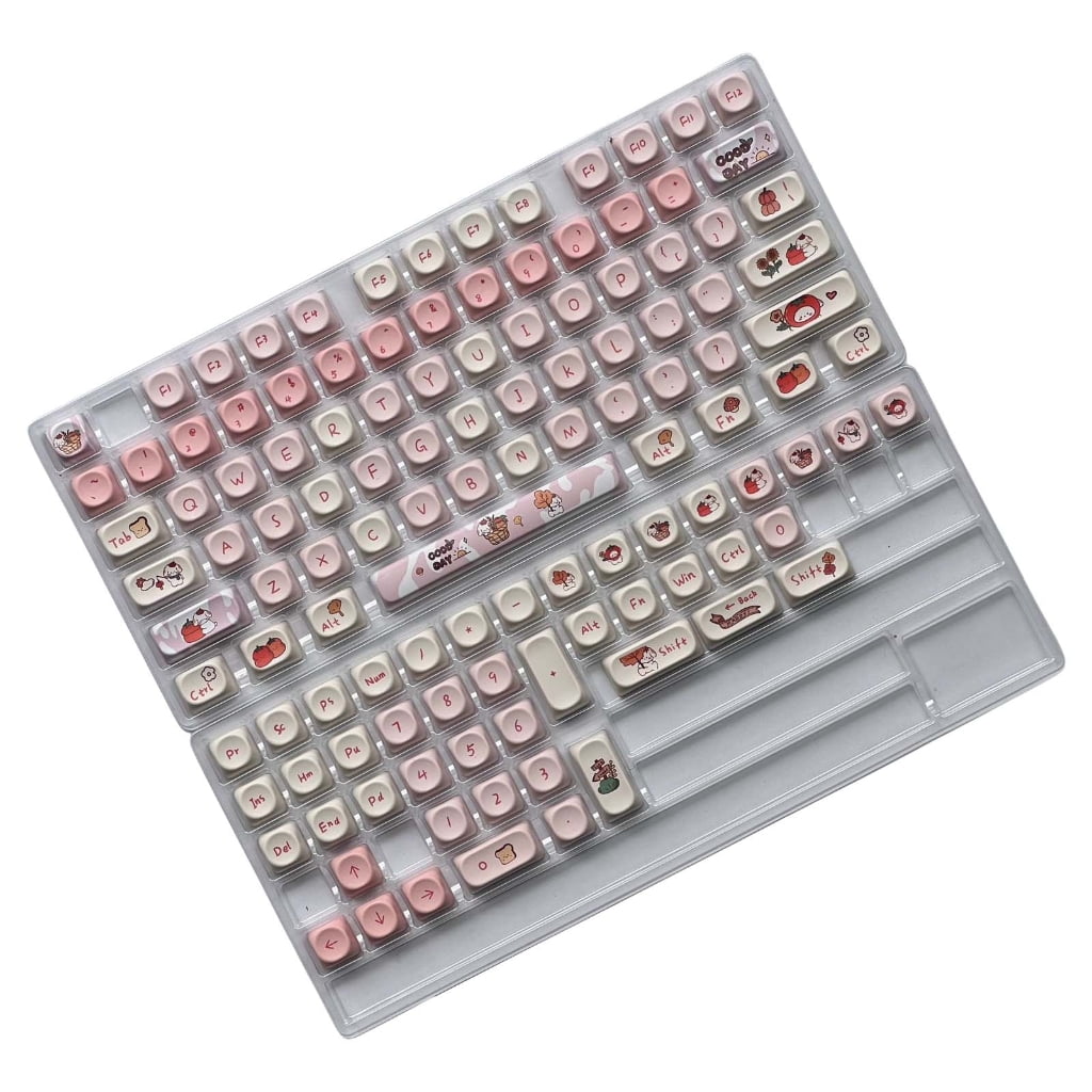Fall Puppy Keycaps 120Keys Class MOA Height PBT Sublimation Mechanical ...