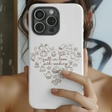 Fall Reading Phone Case Cozy Book Lover Autumn Art with iPhone 17 ...