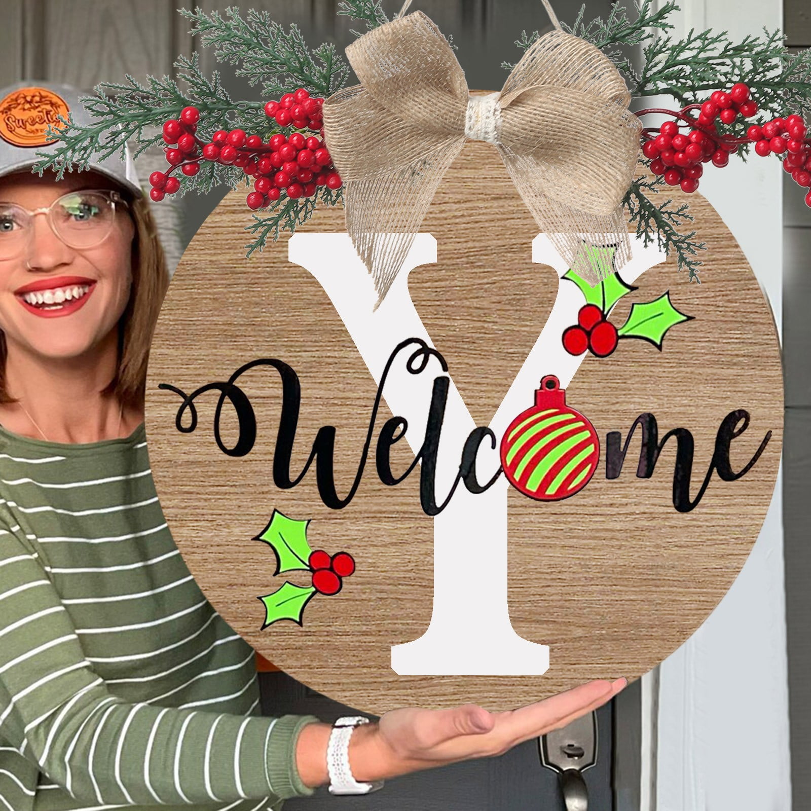 Fall Room Decorations Wooden Letter for Front Door Christmas Front Door ...