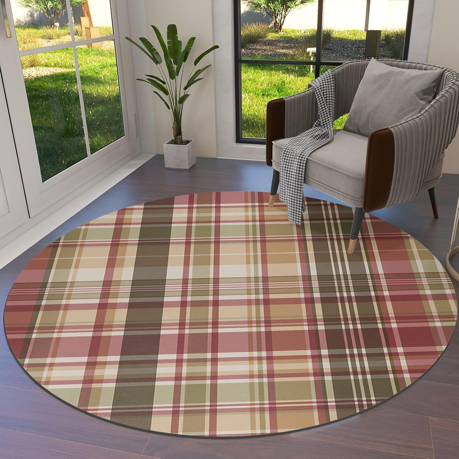 Fall Round Area Rug 3ft Hello Pumpkin Floor Carpets Indoor Floor Area ...