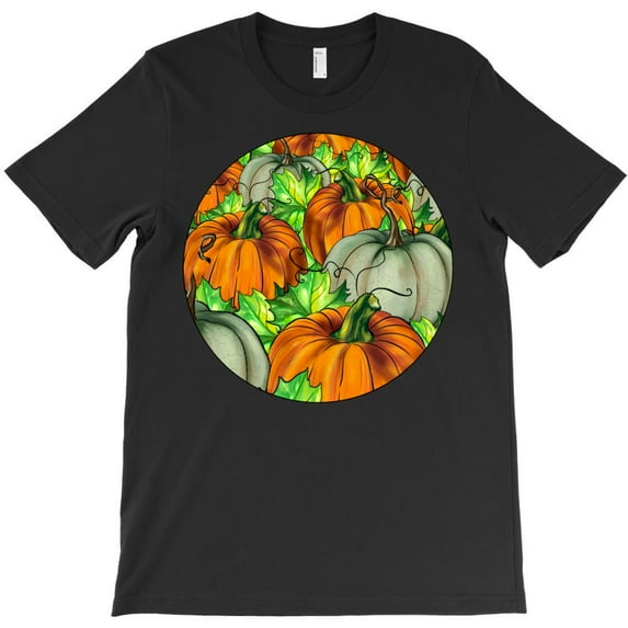 Fall Rounded Themed Graphic Design for Autumn Season with a Soft Style ...
