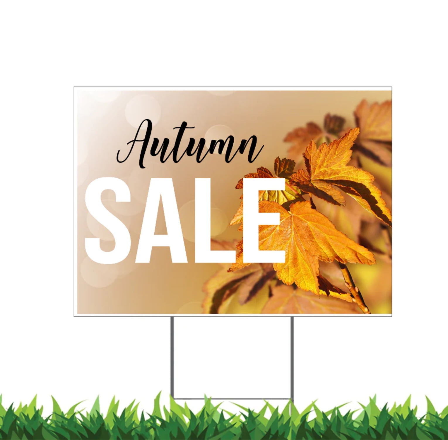 Fall Sale Sign, Autumn Sale Sign, Retail Sale Sign, Yard Sign, 18x12 ...