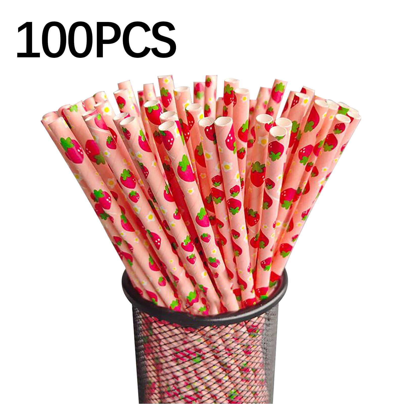 Fall Saving Clearance! UHUYA Drinking Straws, Disposable Kraft Paper ...