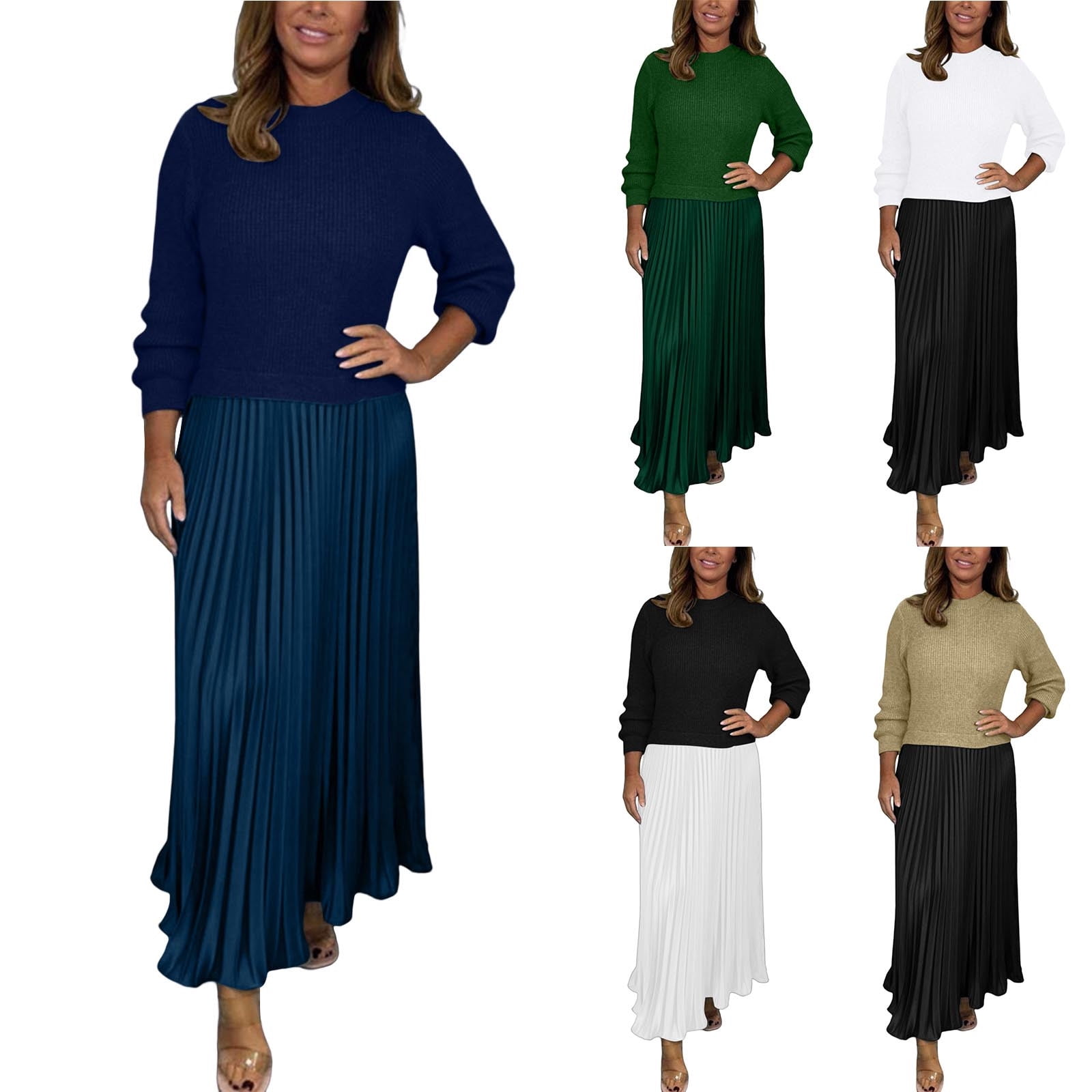 Fall Saving! HVOBTTY Women's Elegant Shift Dress, Fall Casual Dresses ...