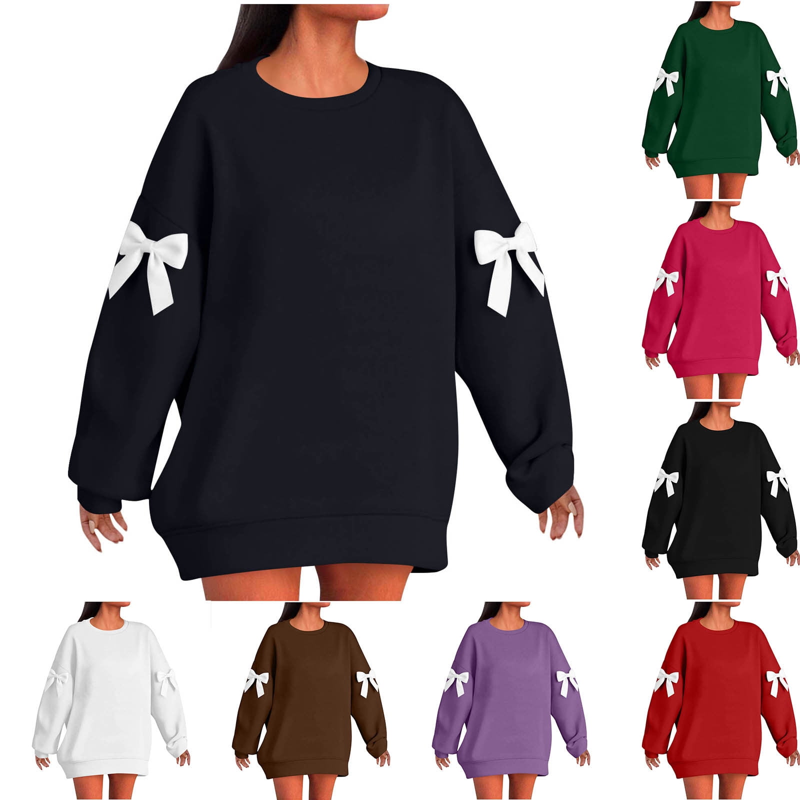 Fall Saving! HVOBTTY Women's Long Sleeved Sweatshirts, Fall and Winter ...