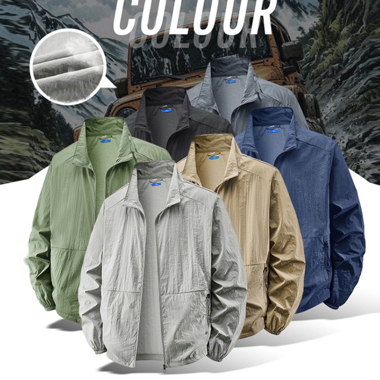 Kctiaxy Black Long Sleeve Sun Shirt Men Turn-down Collar Thin Causal ...