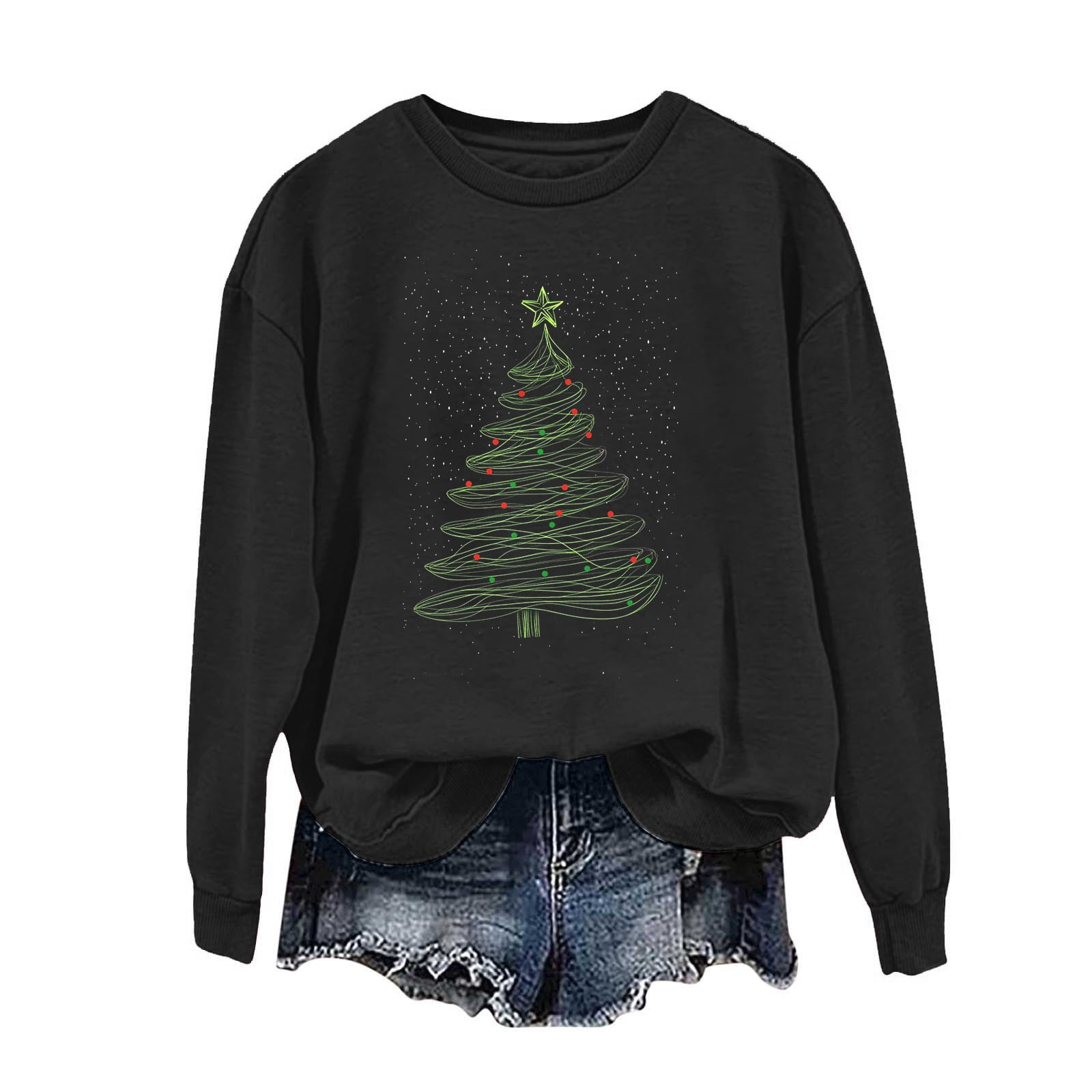 Fall Saving Talove Long Sleeve Shirts for Women Graphic Printed ...