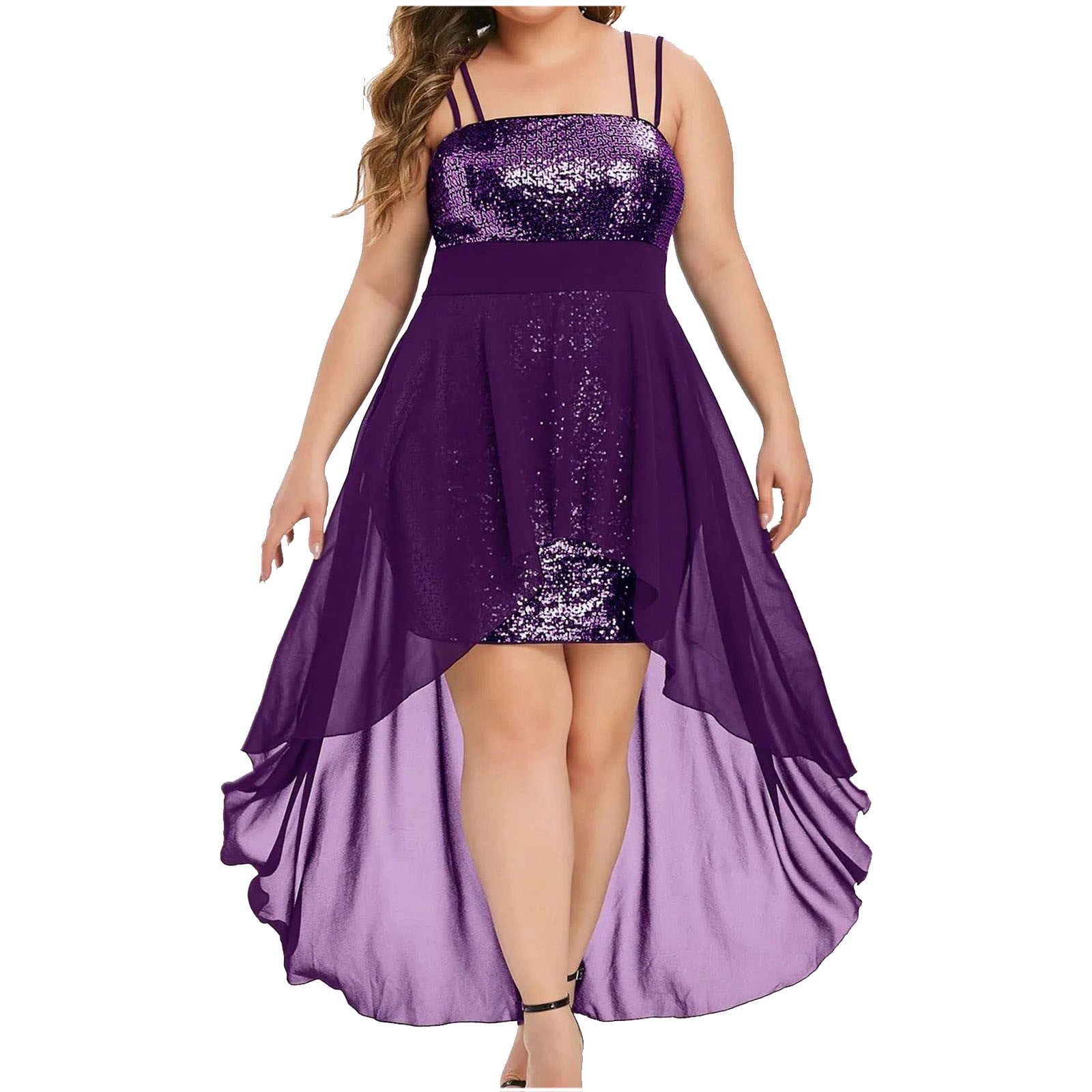 Fall Savings! Ashirexll Prom Dresses for Women Sexy Sling Deep Sequin ...