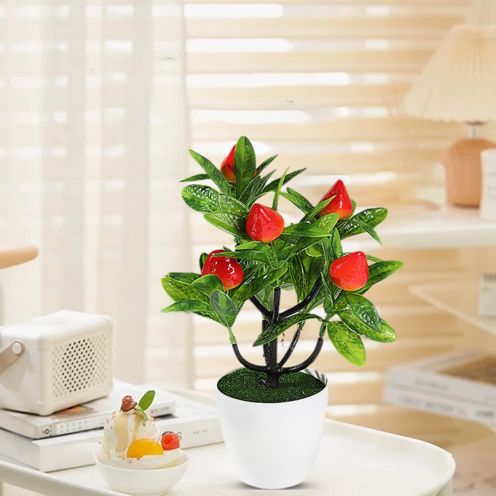 Fall Savings FAMTKT Fake Plants in Cute Pots, Indoor Faux Plants ...