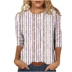 Fall Shirts for Women V Neck Women's Shirts Womens Tops 3/4 Sleeve ...
