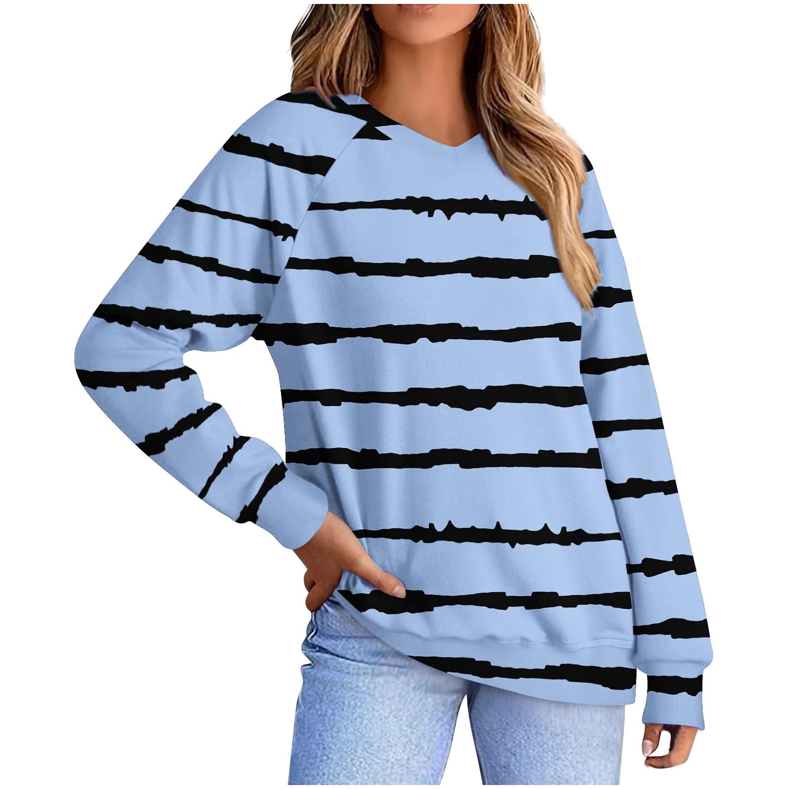 Long Sleeve Shirts Fall Fashion 2025 Womens Shirts Trendy Plus Size ...