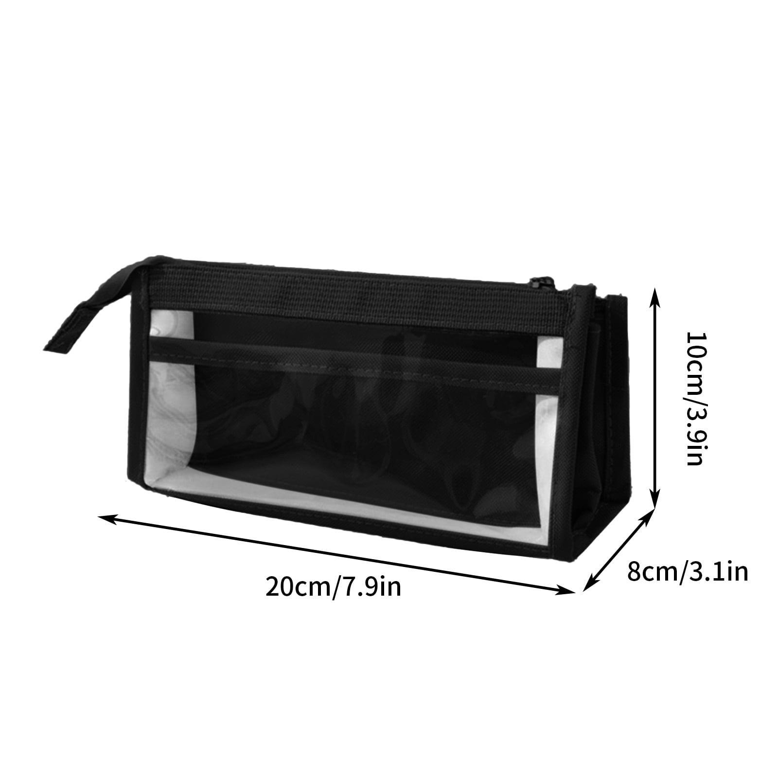 Fall Savings! PRETXORVE Transparent Large Capacity Visible Pencil Case ...