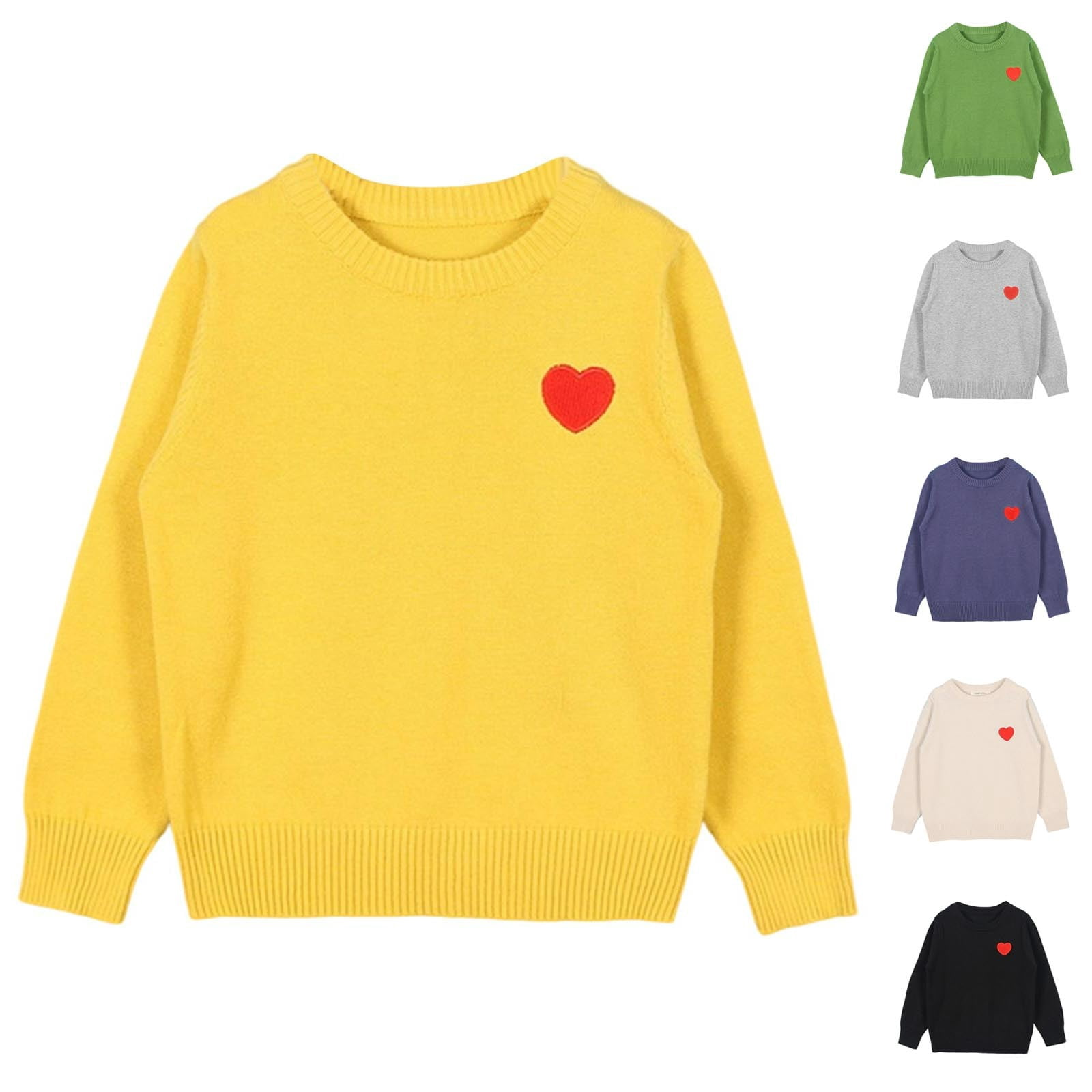 SROBPTY Kids Fall Tops, Toddler Sweaters, Children's Boys and Girls ...