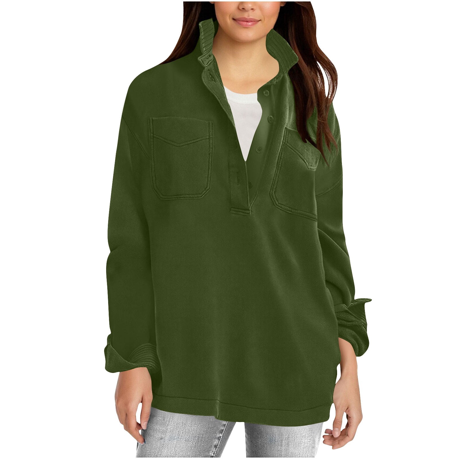 Fall Savings School Outfits for Teachers Women's Shirts Casual Long ...