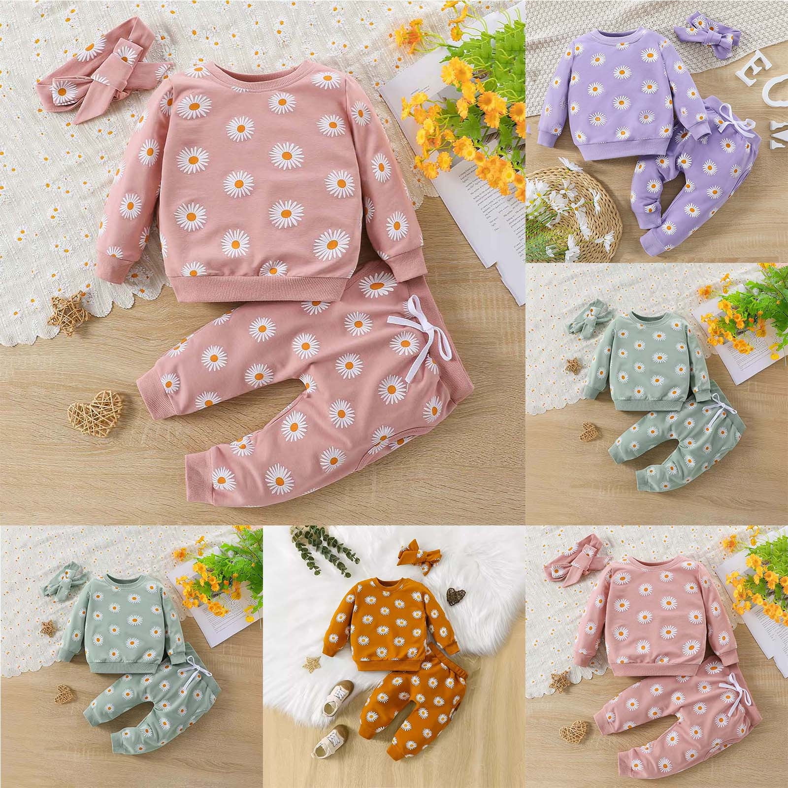 Fall Savings! Swuxness Girls' Long Sleeve Sweatshirt Two Piece Set ...