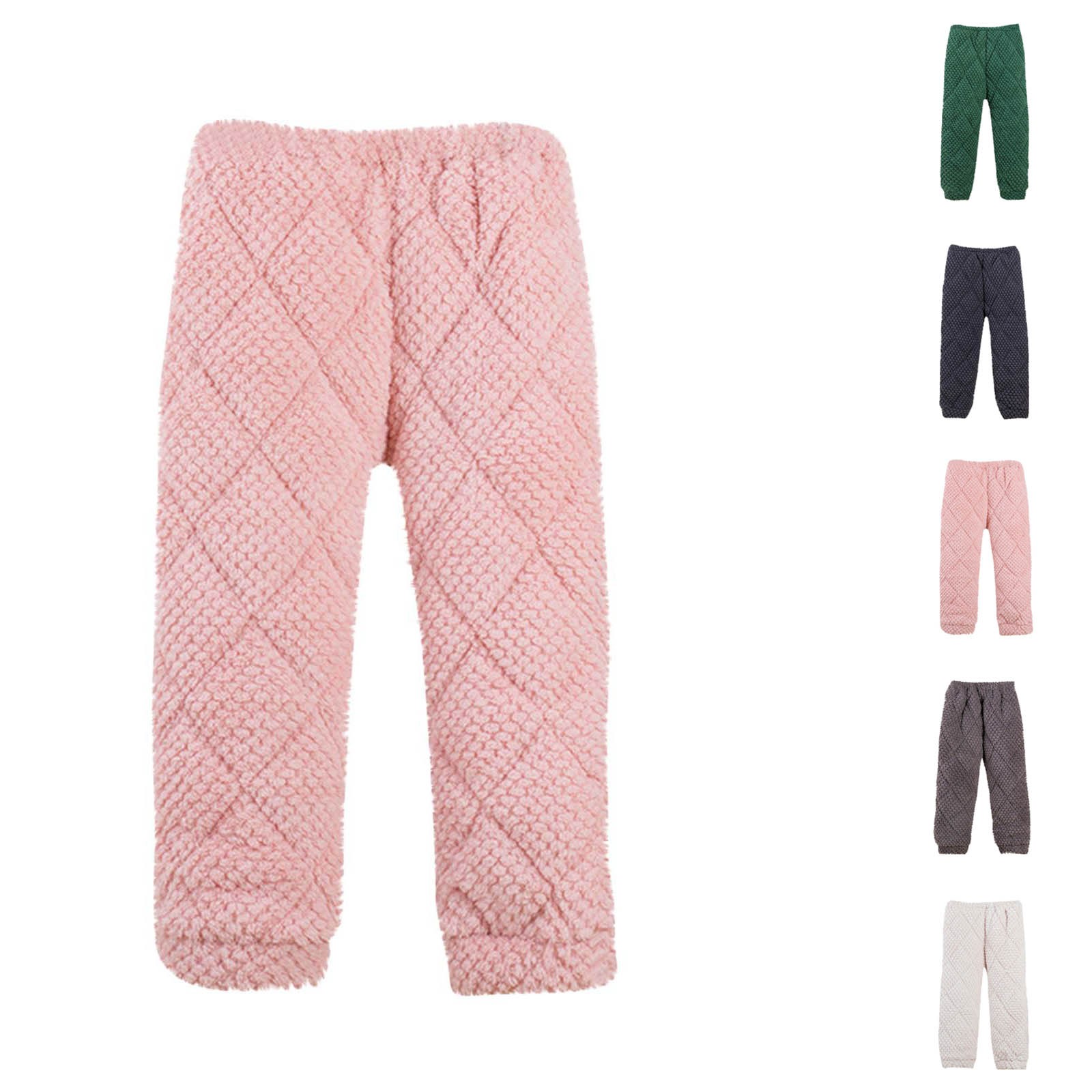Fall Savings! Swuxness Toddler Fleece Warm Home Pants, Kids Fall Long ...