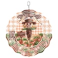 Fall Scarecrow Pumpkin Patch 3D Wind Spinner, Autumn Field Farm Decor ...