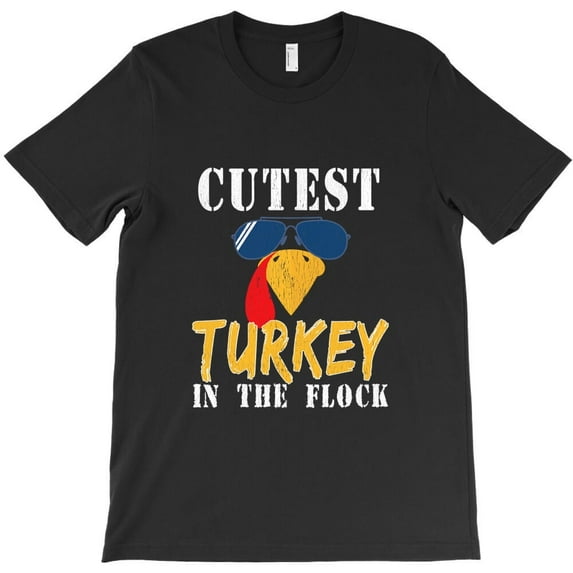 Fall Season Cutest Turkey Head Funny Happy Thanksgiving Holiday H13530 ...
