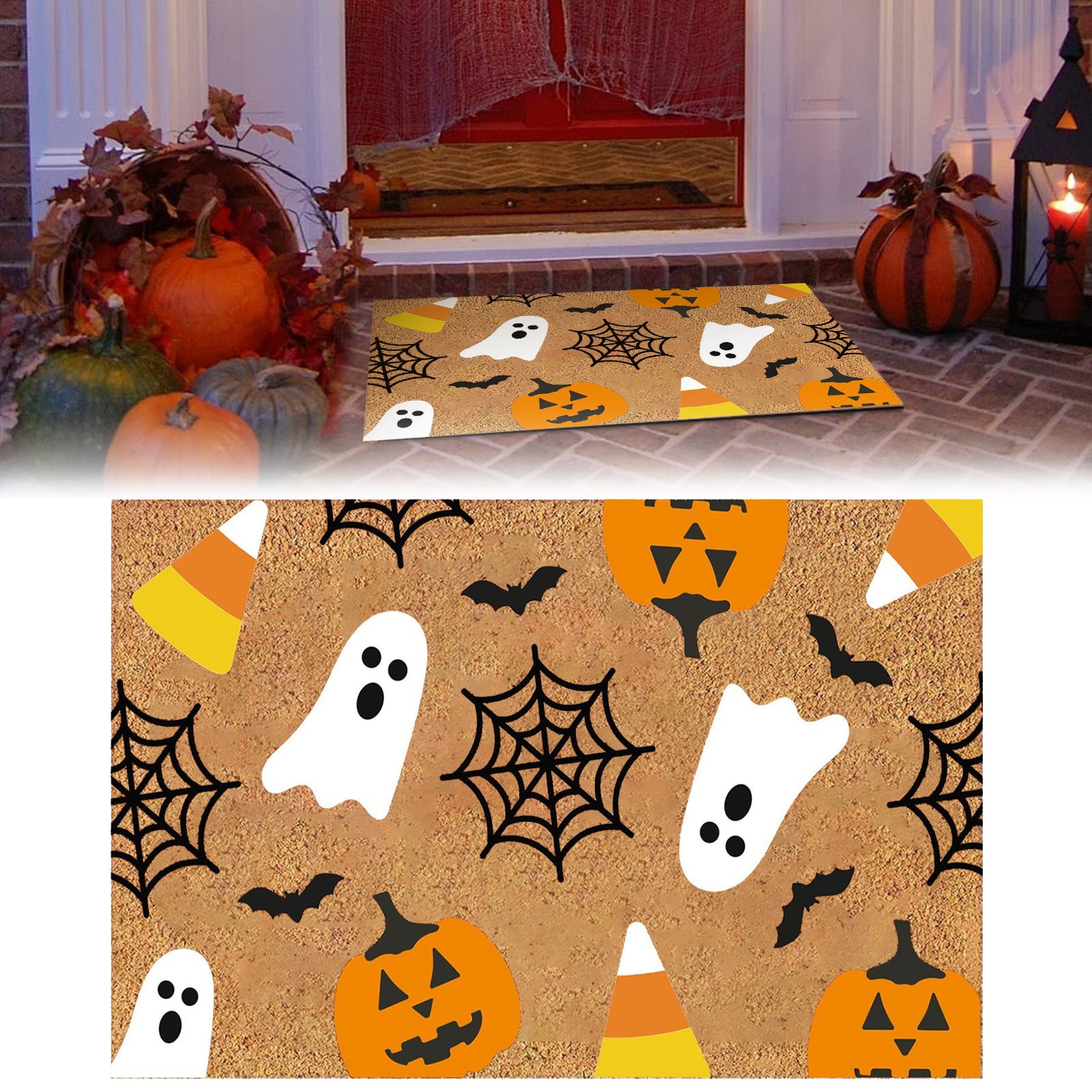 Fall Season Mat Halloween Thanksgiving Door Mat Home Decorations, Non ...