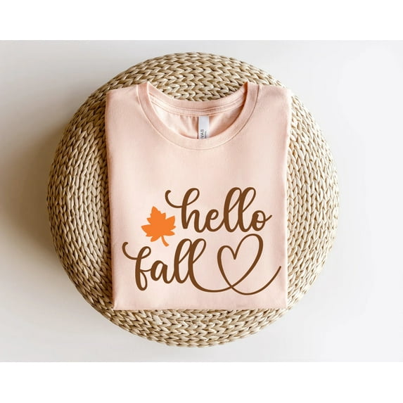 Fall Shirts, Hello Fall Shirt, Thanksgiving Tee, Cute Fall Shirts, Fall ...