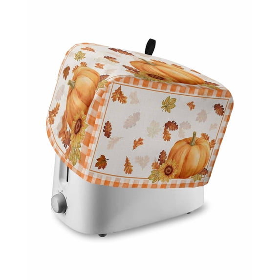 Fall Small Toaster Cover 2 Slice, Kitchen Appliance Covers, Orange ...