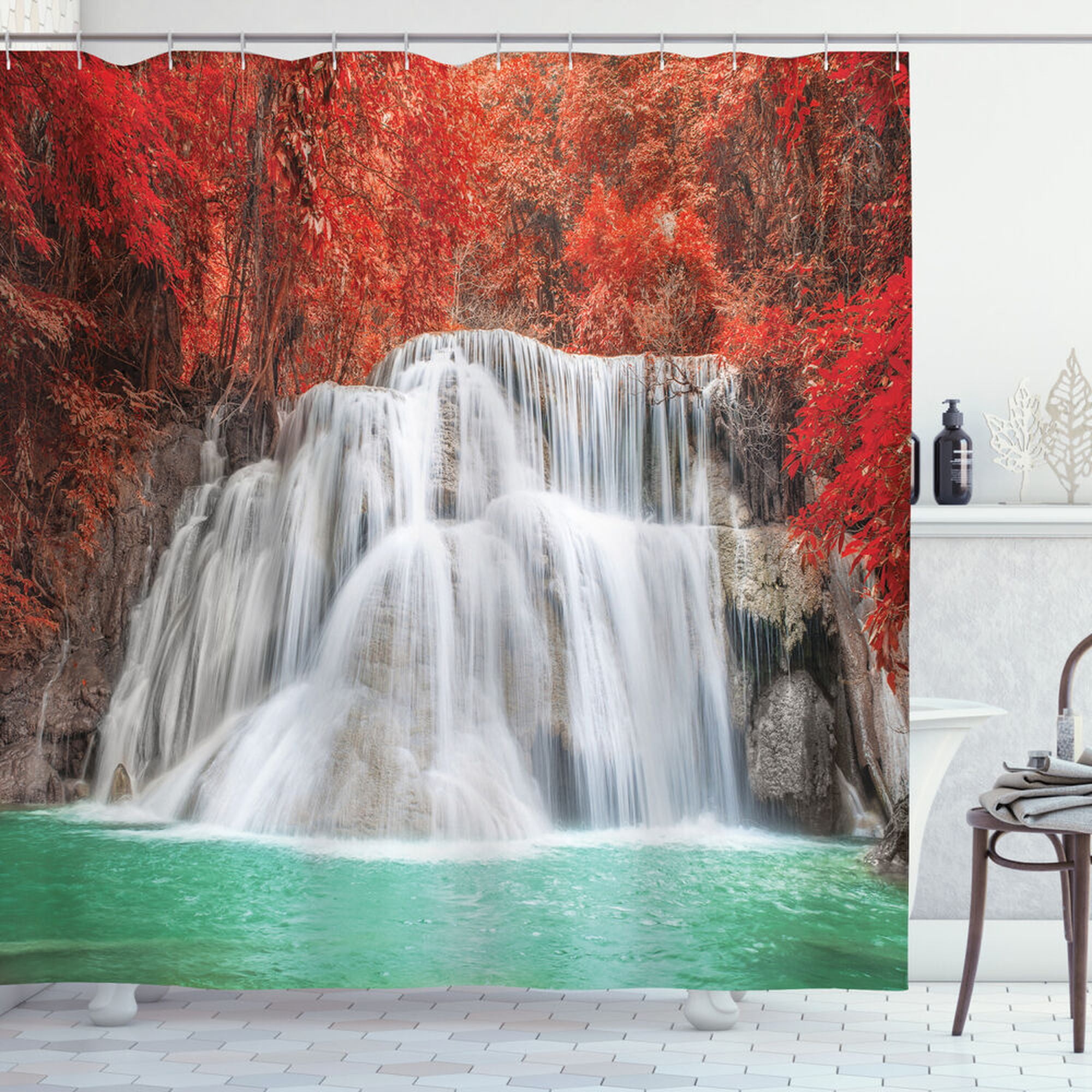 Fall Splendor Shower Curtain: Transform Your Bathroom with the Allure ...