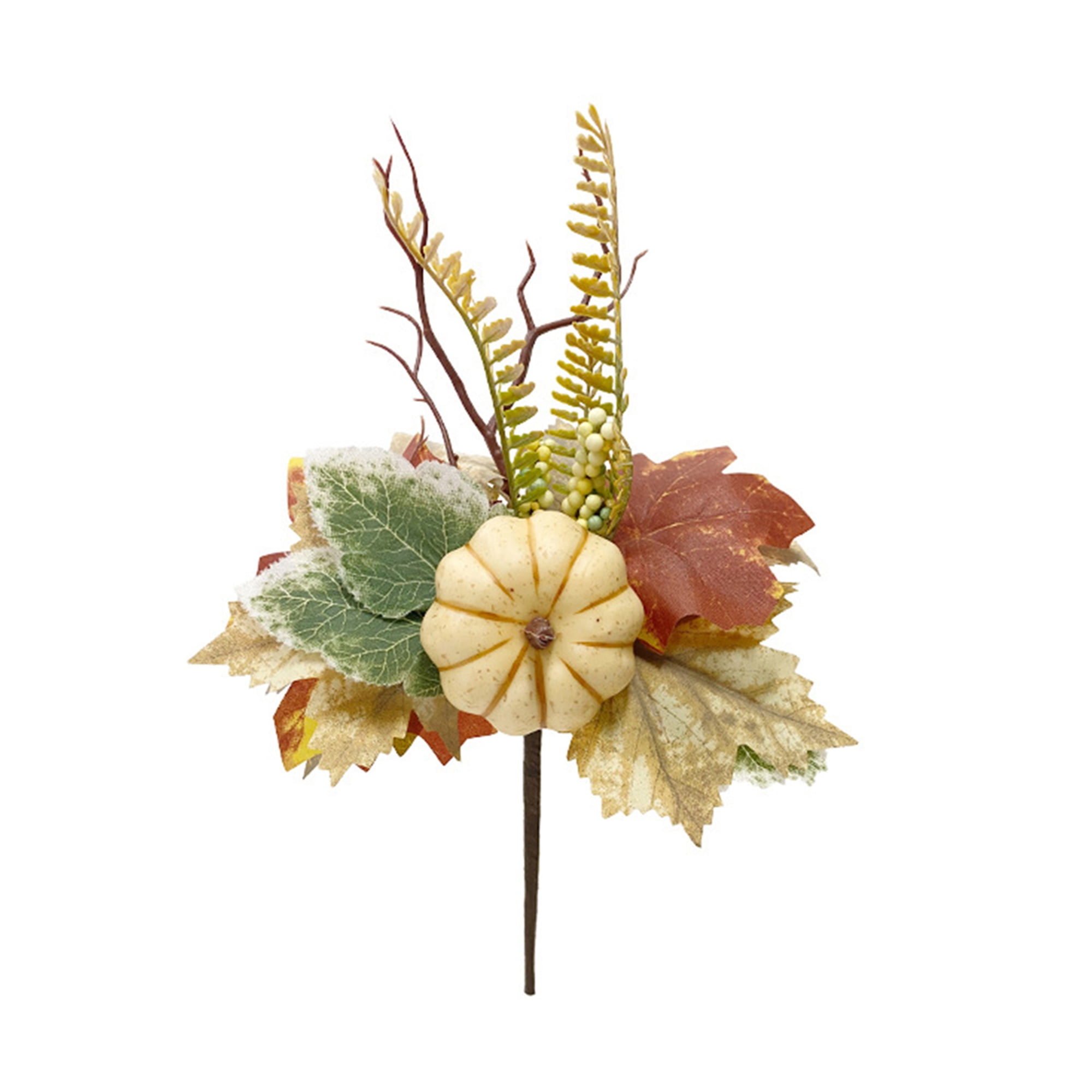 Fall Stems Artificial Pumpkin Picks Maple Pumpkin Branches Harvest ...