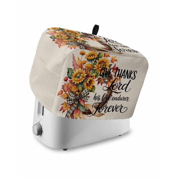 Fall Sunflower Toaster Cover 2 Slice, Small Kitchen Appliance Covers ...