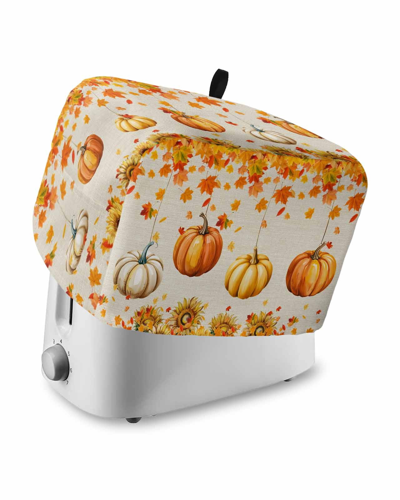 Fall Sunflowers Pumpkins Toaster Cover 2 Slice, Small Kitchen Appliance ...
