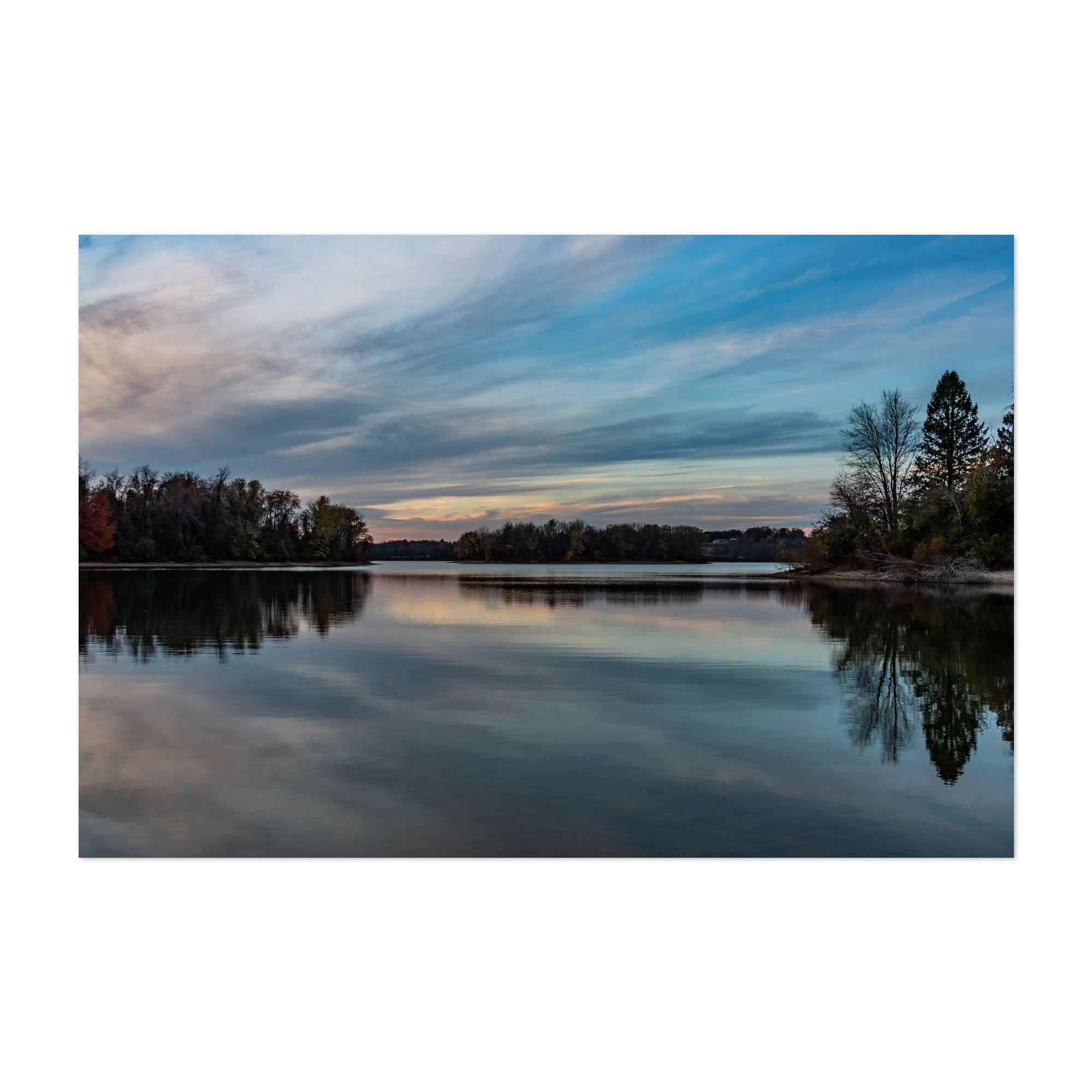 Fall Sunset at Codorus State Park - Hanover Pennsylvania Photography ...