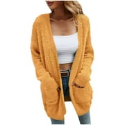 Yellow Fuzzy Sweater