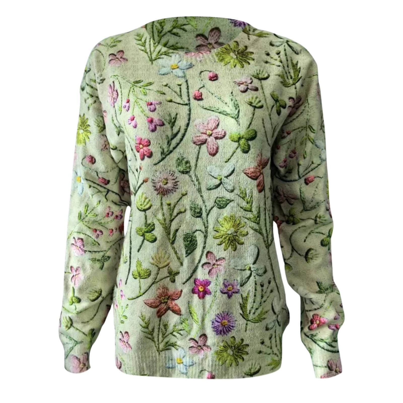 Fall Sweaters Women Vintage Fair Isle Sweaters Fall Winter Oversized ...