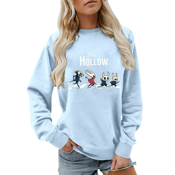 Fall Sweatshirts for Women Funny Graphic Long Sleeve Shirts Letter ...