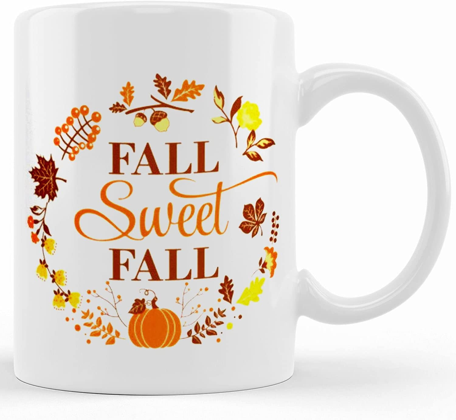 Fall Sweet Fall Mug With , Fall Mug, Cute Fall Mug, Gift For Fall, Mug ...